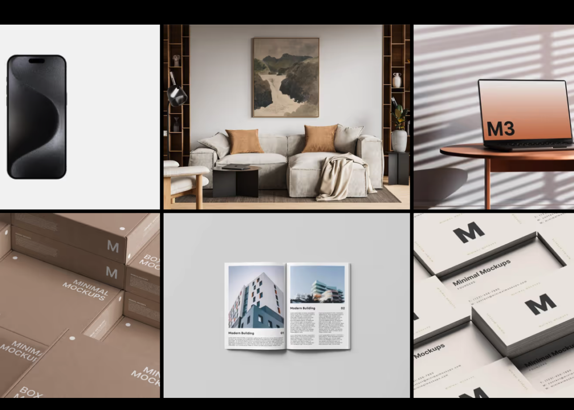 Una joya para los creativos en busca de mockups de alta calidad - Gràffica