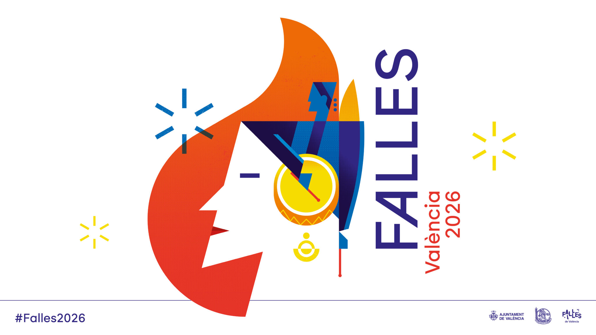 Así es la imagen gráfica de las Fallas 2026 - Gràffica