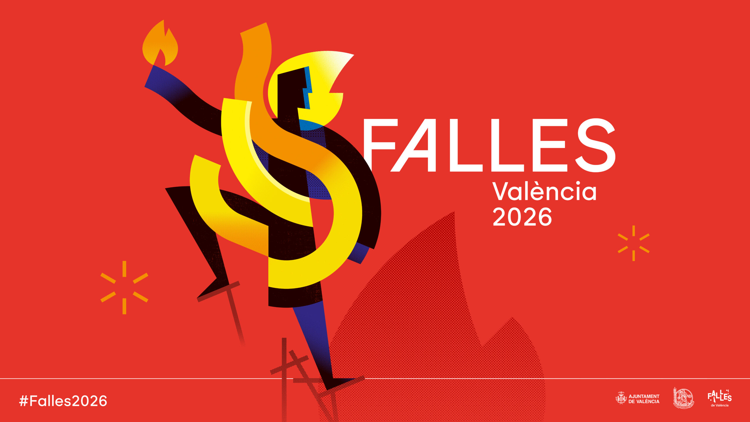 Así es la imagen gráfica de las Fallas 2026 - Gràffica